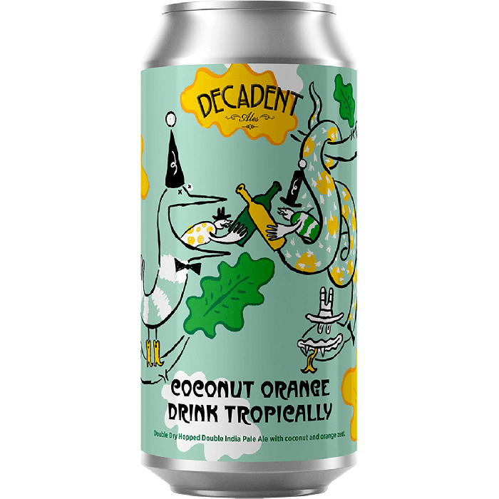 Decadent Coconut Orange Drink Tropically 6/4c - Decadent Ales - Buy ...