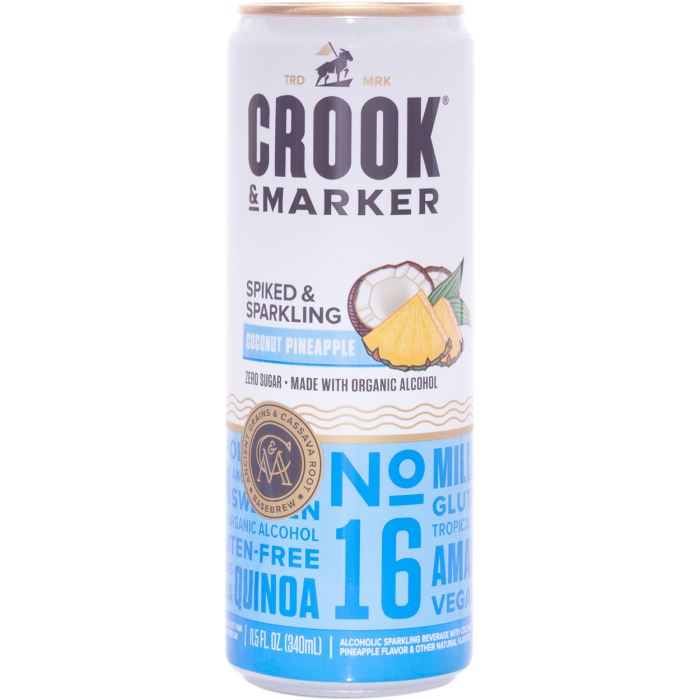 Crook & Marker Coconut Pineapple - CROOK & MARKER - Buy Hard Seltzer ...