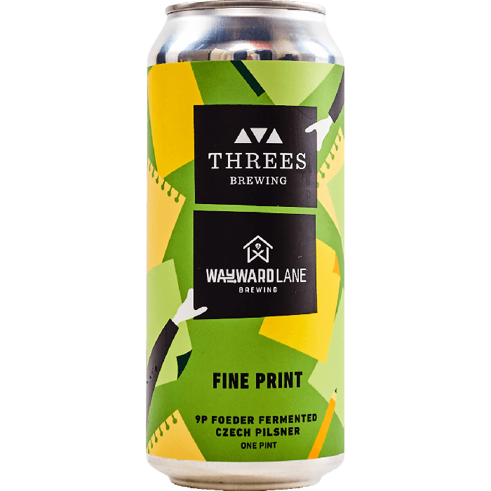 Fine Print - Threes Brewing - Buy Craft Beer Online - Half Time ...