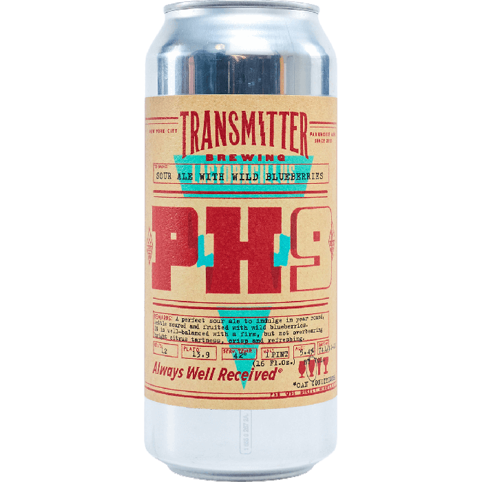 Ph9 Blueberry Sour - Transmitter Brewing - Buy Craft Beer Online - Half ...