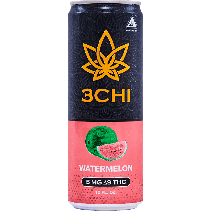Watermelon Delta 9 Seltzer - 3CHI - - Half Time Beverage | Half Time