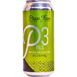 P3 Pils - Phase Three Brewing - Buy Craft Beer Online - Half Time ...
